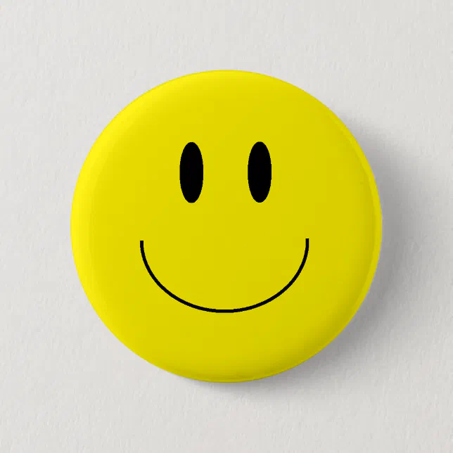 "Happy Face" Button | Zazzle