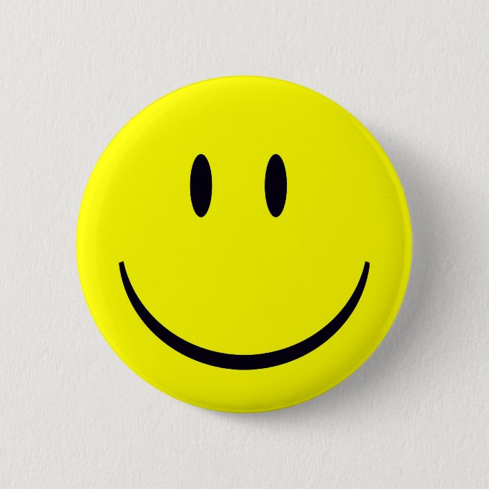 Happy Face Button | Zazzle.com