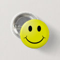 Happy Face Button | Zazzle