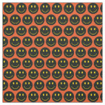 Classic Yellow Happy Face Fabric | Zazzle