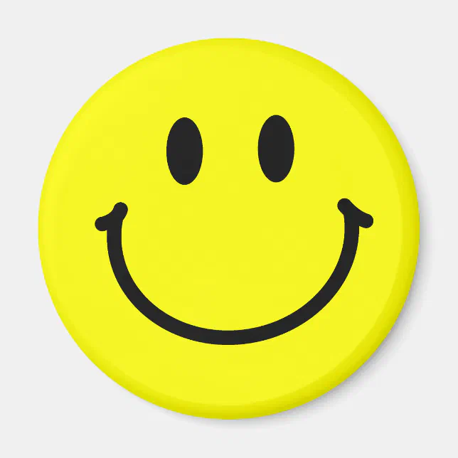 Happy Face Magnet | Zazzle