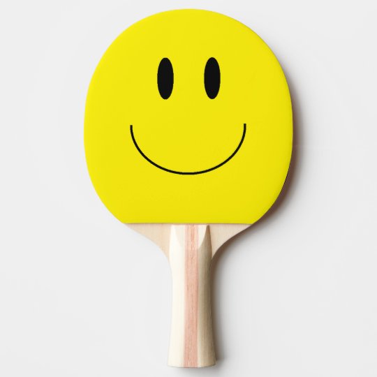 "Happy Face" Ping Pong Paddle | Zazzle.com
