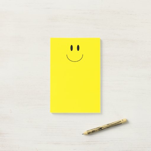 "Happy Face" Post-it Notes | Zazzle