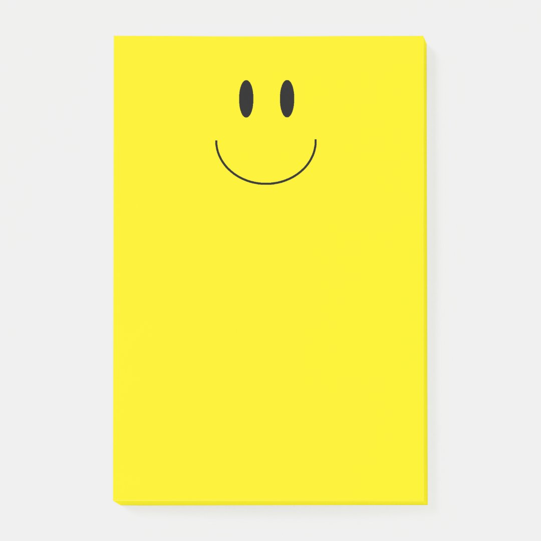 "Happy Face" Post-it Notes | Zazzle