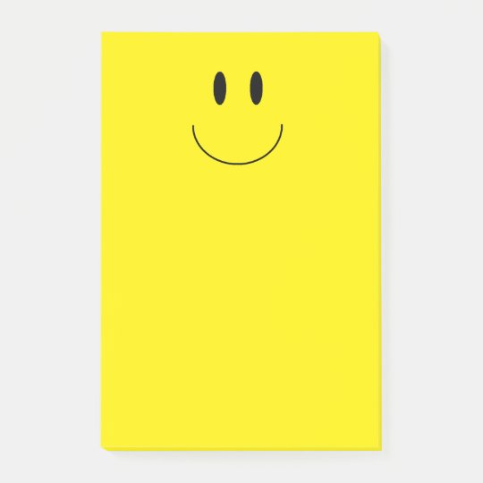 "Happy Face" Post-it Notes | Zazzle.com
