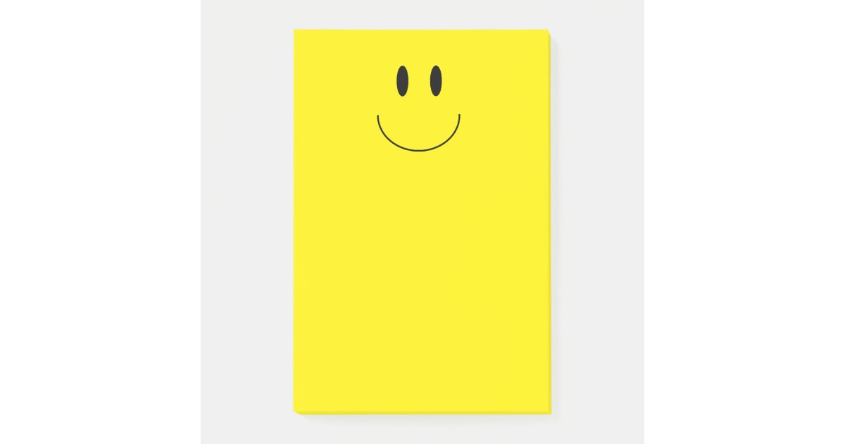 "Happy Face" Post-it Notes | Zazzle
