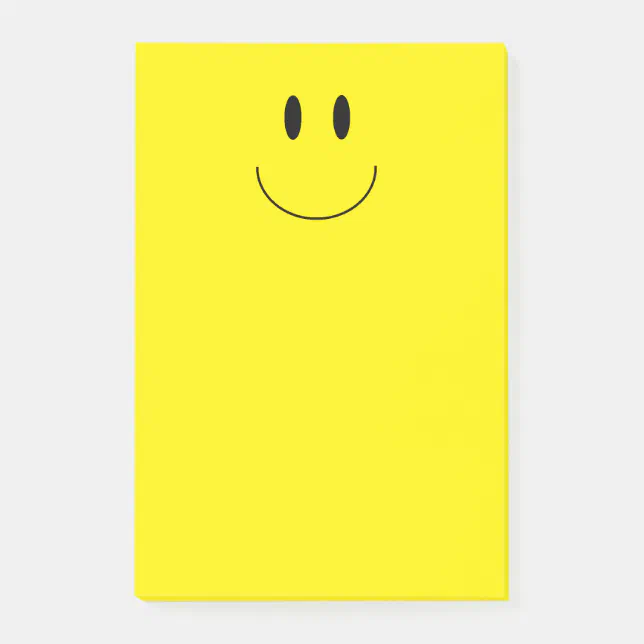 "Happy Face" Post-it Notes | Zazzle