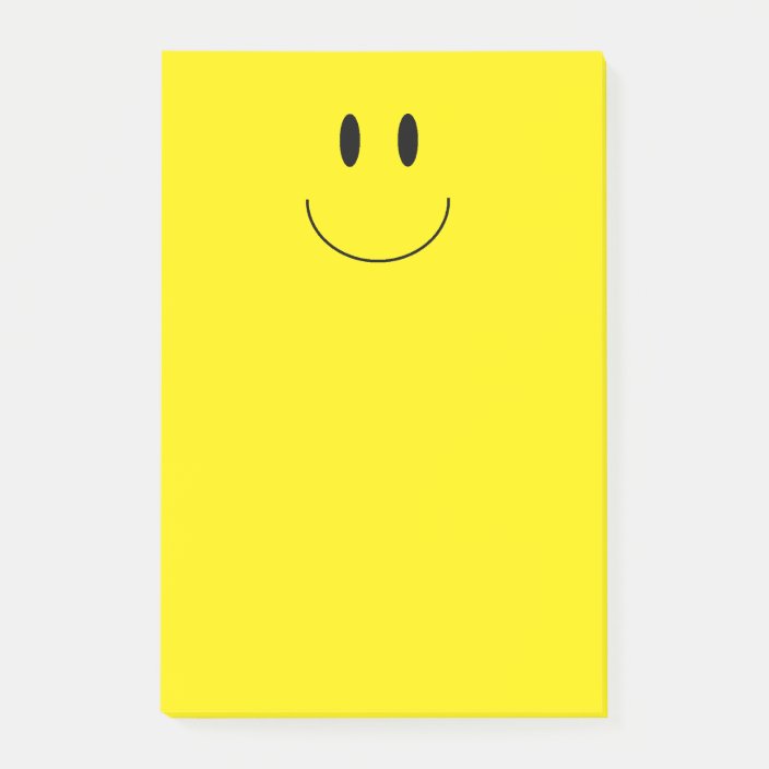 "Happy Face" Post-it Notes | Zazzle.com