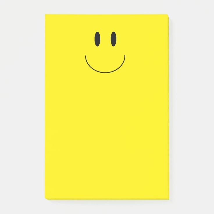 "Happy Face" Post-it Notes | Zazzle