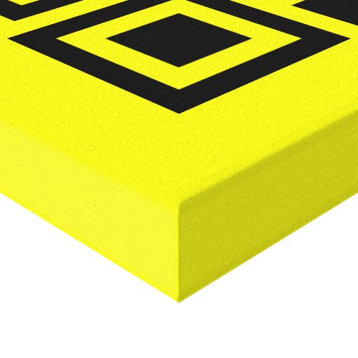 ☺ Happy Face Smiling Emoji -- QR Code Canvas Print | Zazzle