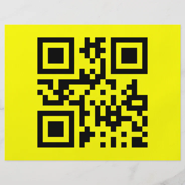☺ Happy Face Smiling Emoji -- QR Code Flyer | Zazzle