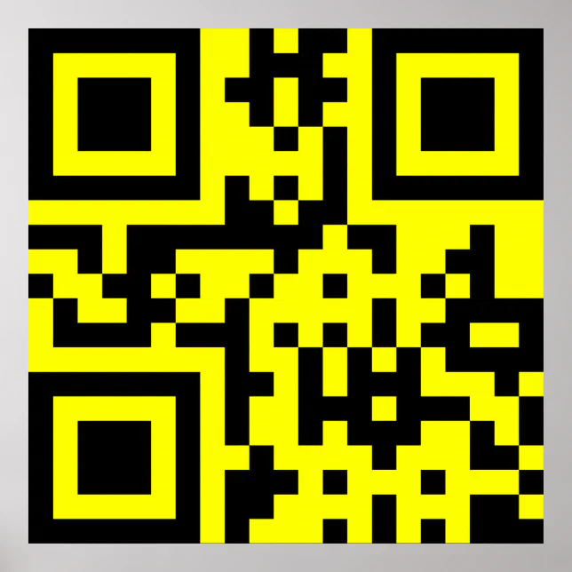 ☺ Happy Face Smiling Emoji -- QR Code Poster | Zazzle