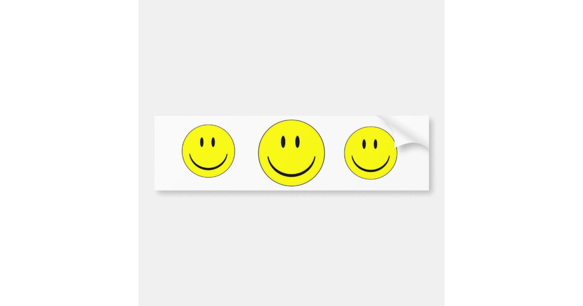 Happy Face Sticker Label | Zazzle