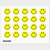 Happy Face Stickers | Zazzle