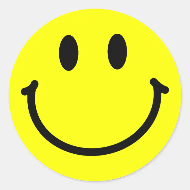 Happy Face Stickers | Zazzle