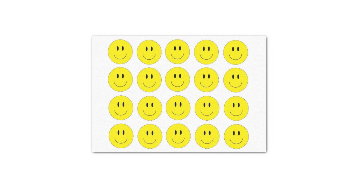 "Happy Face" Tissue Paper | Zazzle