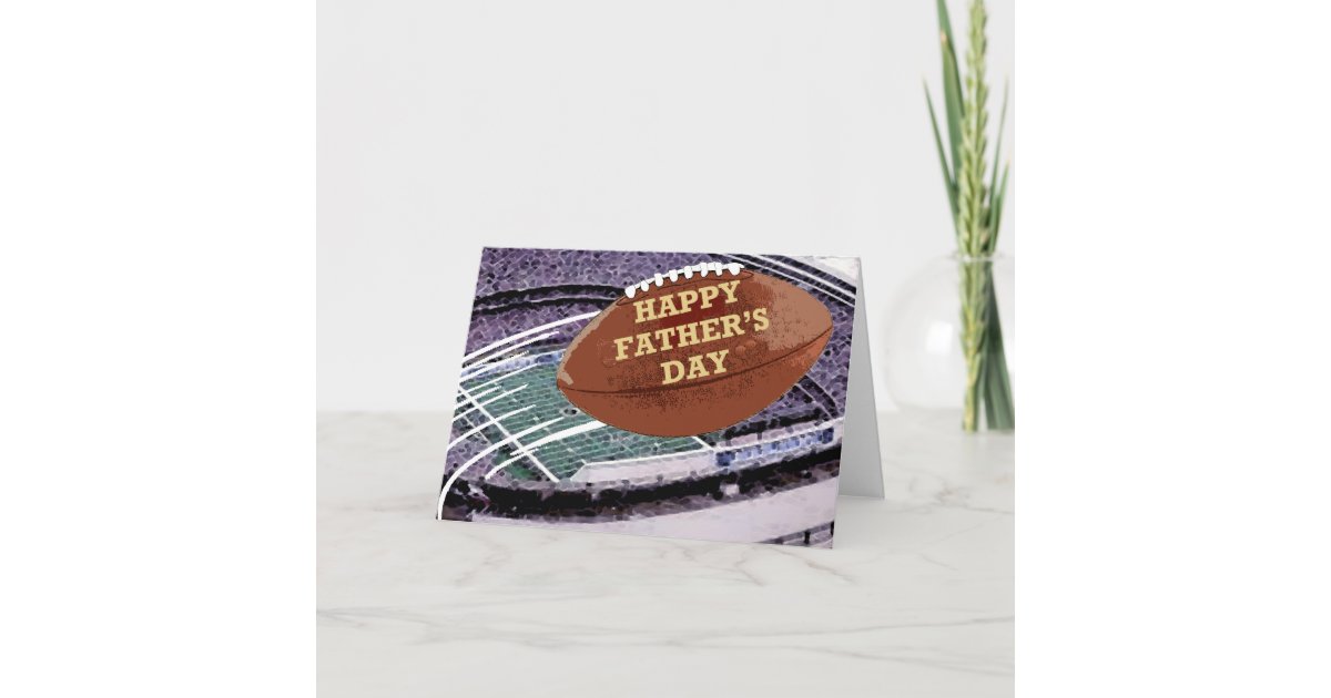 Happy Father’s Day – Football Card | Zazzle.com