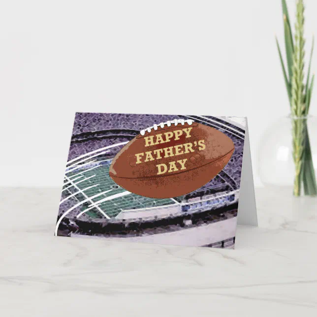 Happy Father’s Day – Football Card | Zazzle