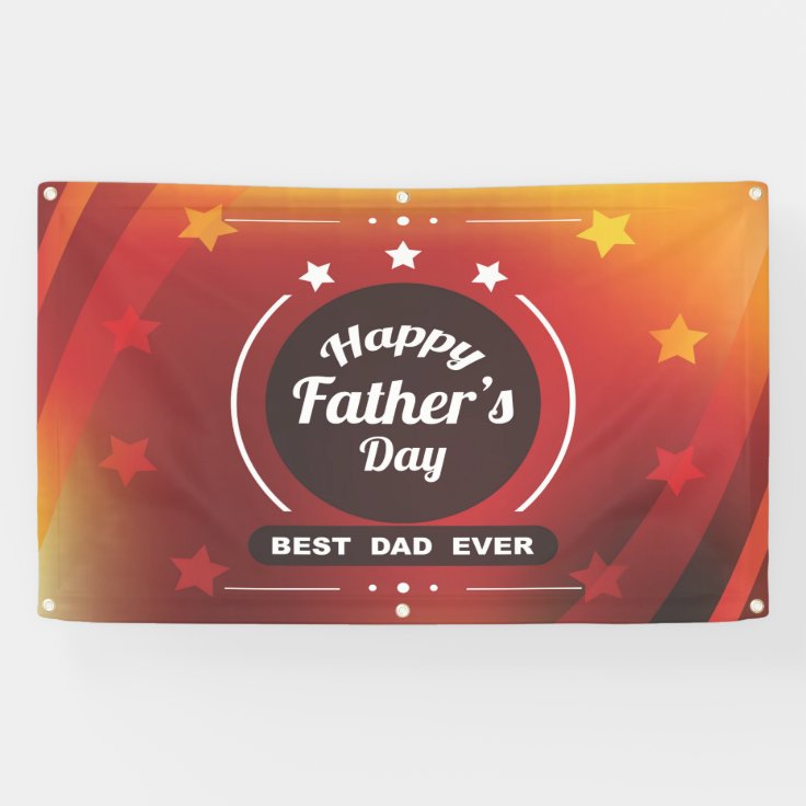 happy fathers day banner | Zazzle