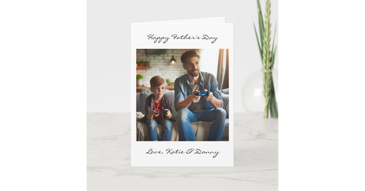 Happy Father's Day | Best Gamer Dad Card | Zazzle