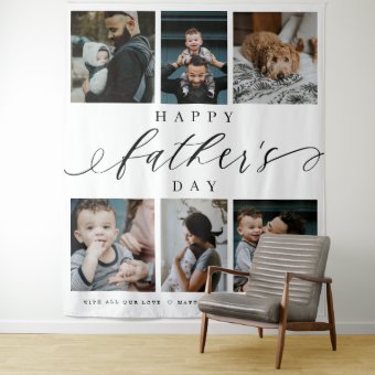 Happy Father's Day Celebration Photo backdrop | Zazzle