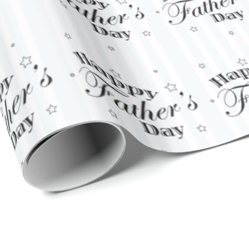 Happy Father's Day Dad Gift Idea Wrapping Paper | Zazzle
