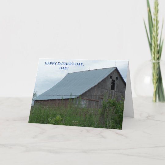 HAPPY FATHER'S DAY, DAD! GOD & COUNTRY CARD | Zazzle.com
