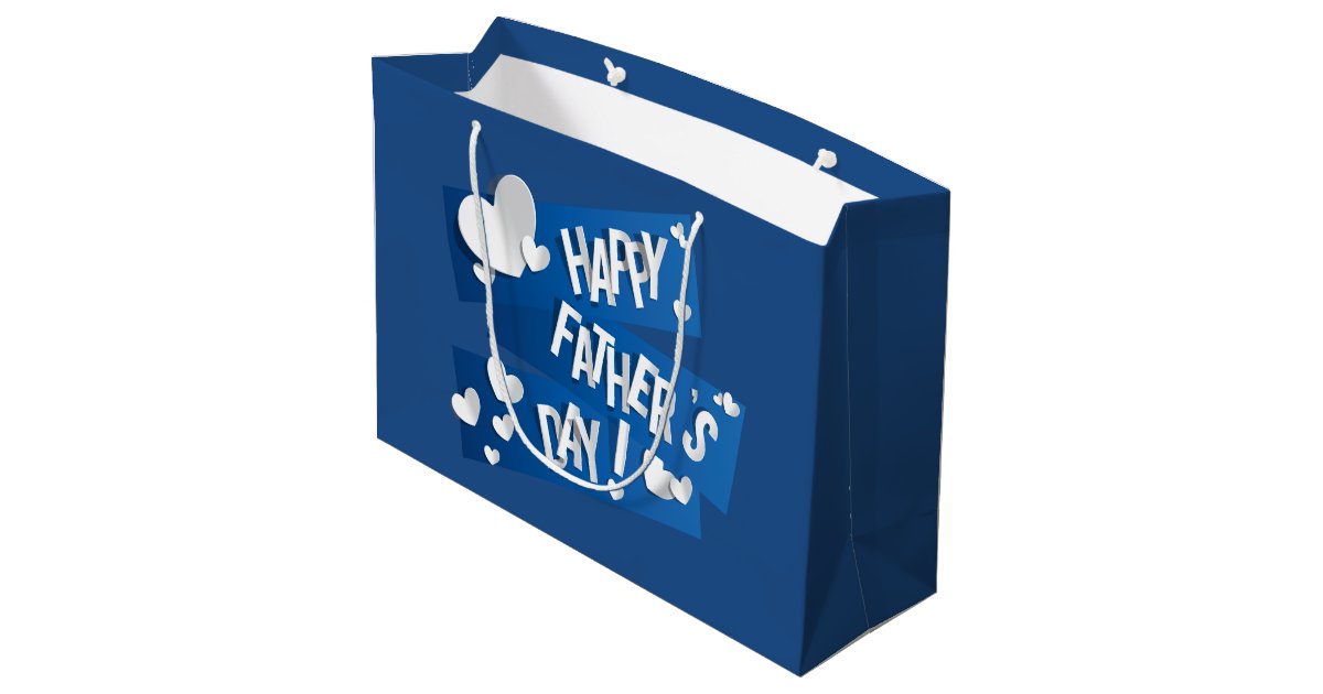 Happy Father's Day - Gift Bag Large | Zazzle