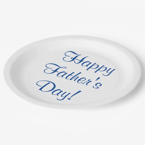 Happy Father's Day Paper Plates | Zazzle