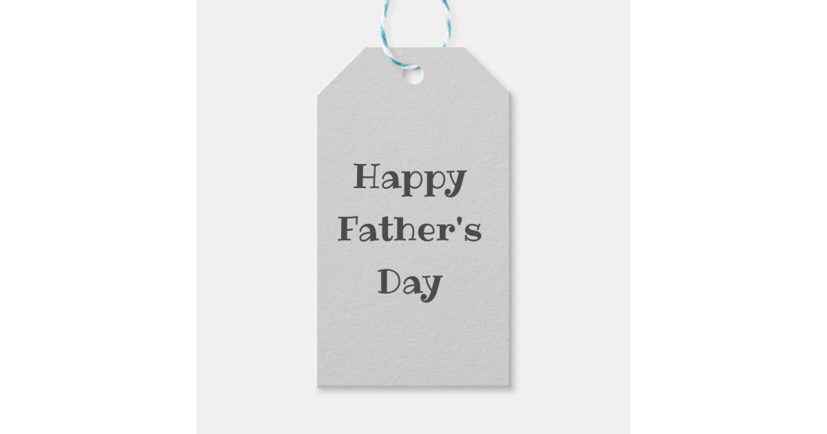 Happy Father's Day Party Gift Tag | Zazzle