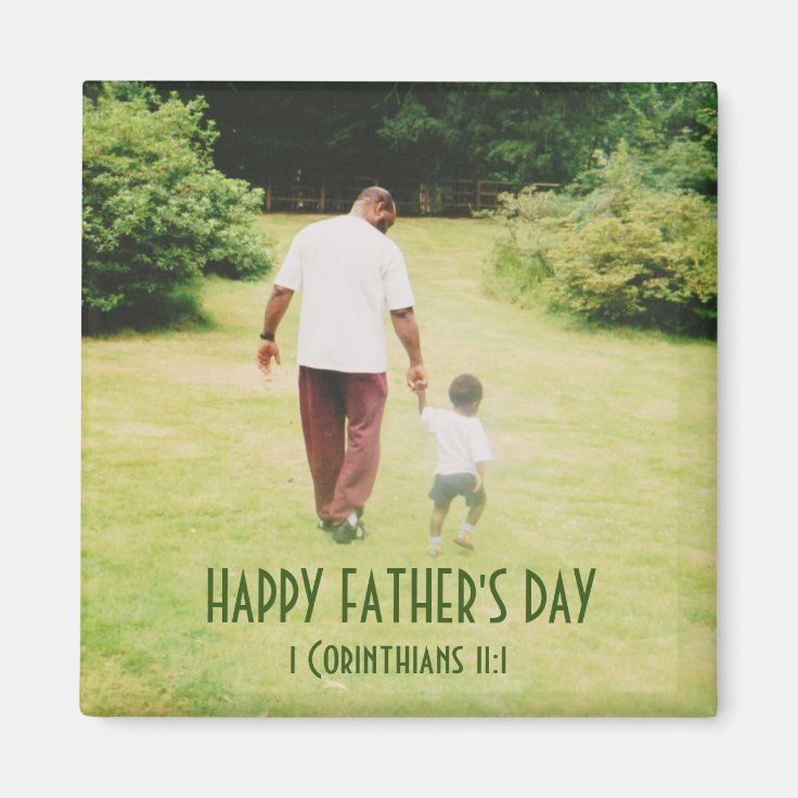 HAPPY FATHER'S DAY Role Model Customizable Magnet | Zazzle