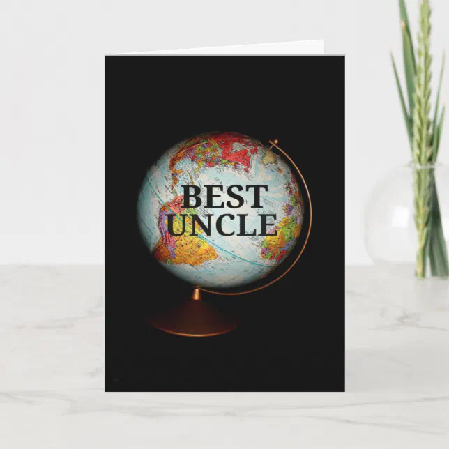 Happy Father's Day To The Best Uncle On Earth! Card | Zazzle