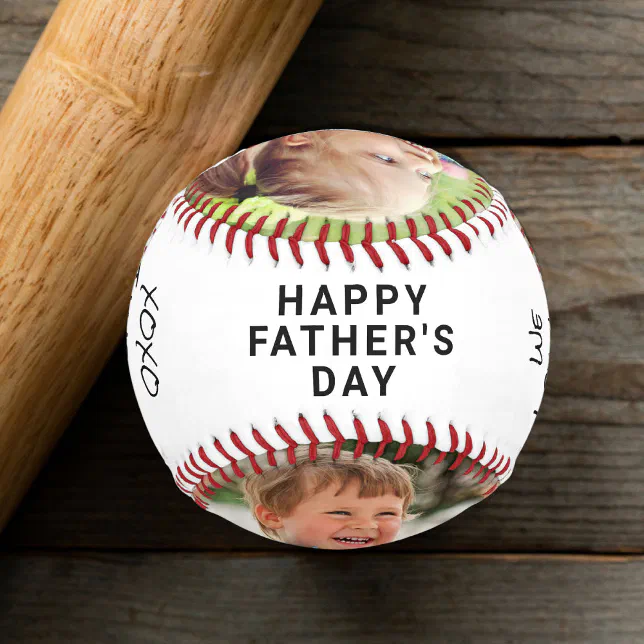 Happy Father's Day Uncle Photo Baseball | Zazzle