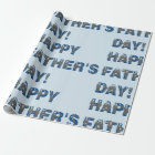 Custom Happy Father's Day wrapping paper for dad | Zazzle.com
