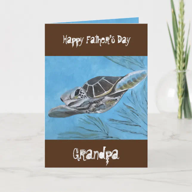 HAPPY FAYHERS DAY GRANDPA CARD | Zazzle