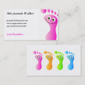 Happy Feet Business Card | Zazzle
