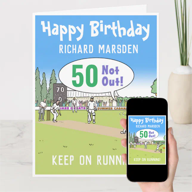 Happy Fiftieth Birthday - 50 Years Old Card | Zazzle