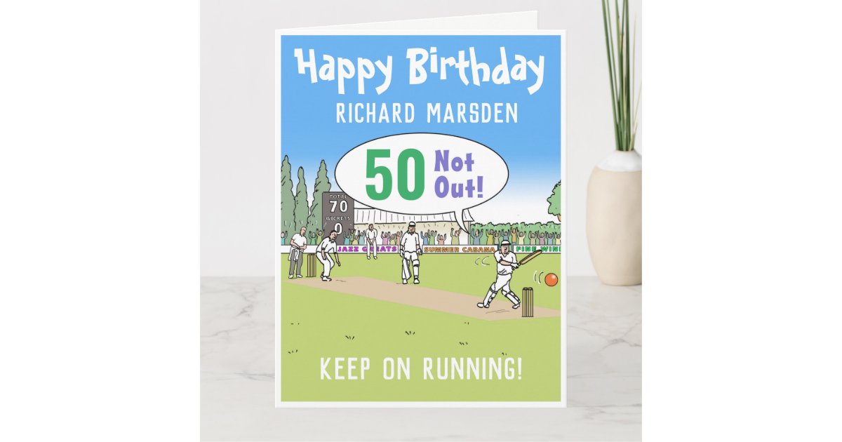 Happy Fiftieth Birthday - 50 Years Old Card | Zazzle