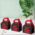Happy First Blood Red Dripping Period Name Favor Boxes | Zazzle