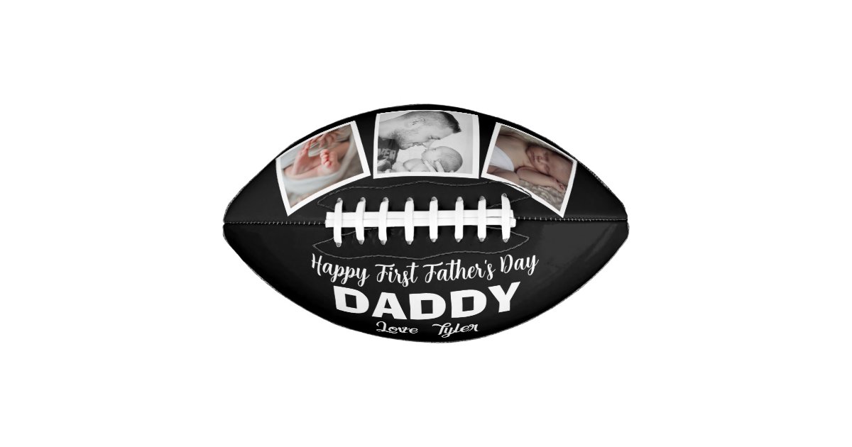 Happy First Father's Day Football | Zazzle