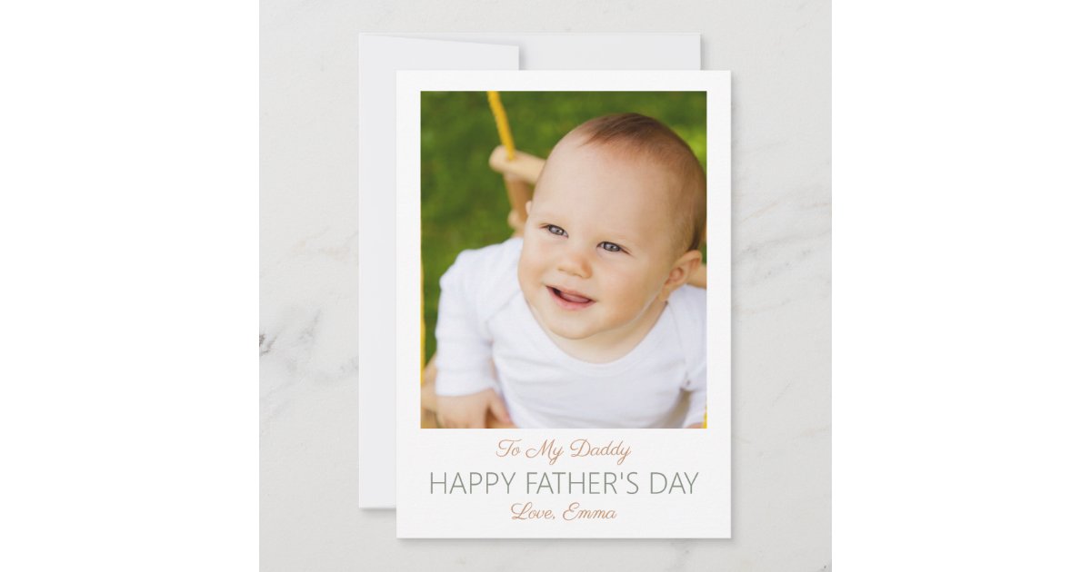 Happy First Father's Day From Baby | Zazzle