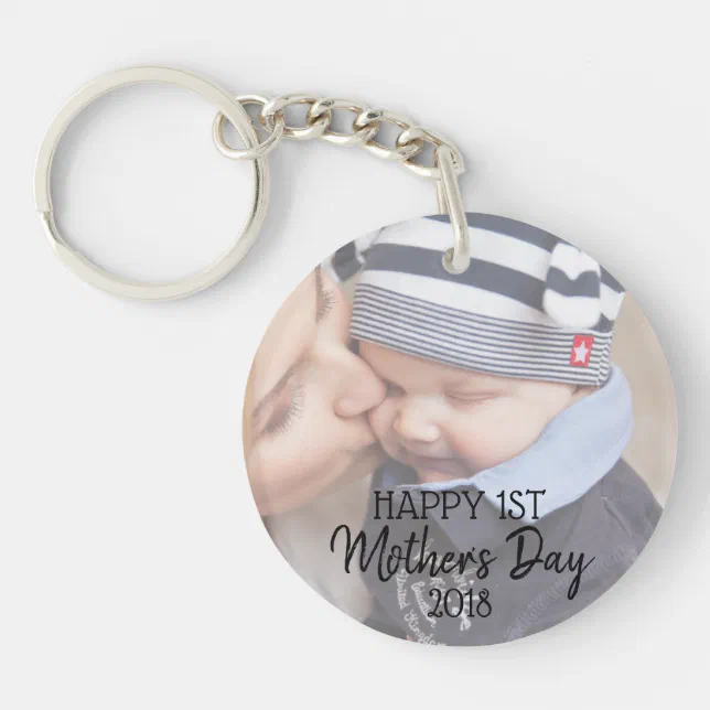 Happy First Mother's Day Keychain | Zazzle