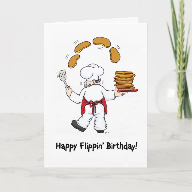 Happy Flippin' Birthday Greeting Card | Zazzle