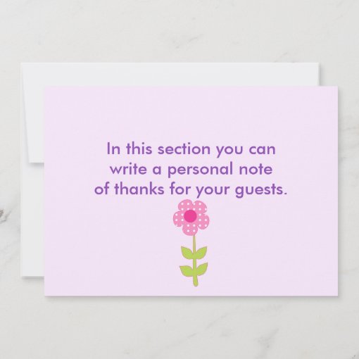 Happy Flower & Butterfly Thank You Card | Zazzle