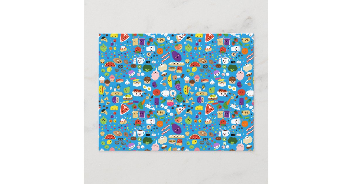 Happy Food Postcard | Zazzle