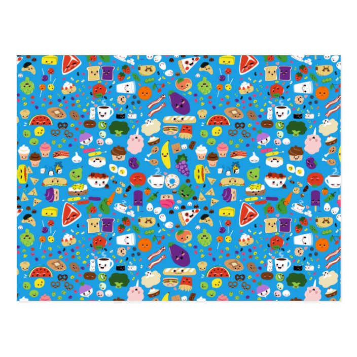 Happy Food Postcard | Zazzle.com