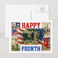 Happy Fourth Postcard | Zazzle