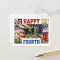 Happy Fourth Postcard | Zazzle