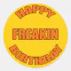 Happy Freakin Birthday Classic Round Sticker | Zazzle