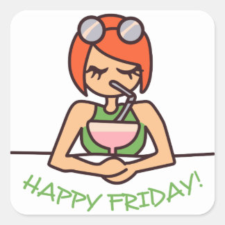 Happy Friday Stickers | Zazzle